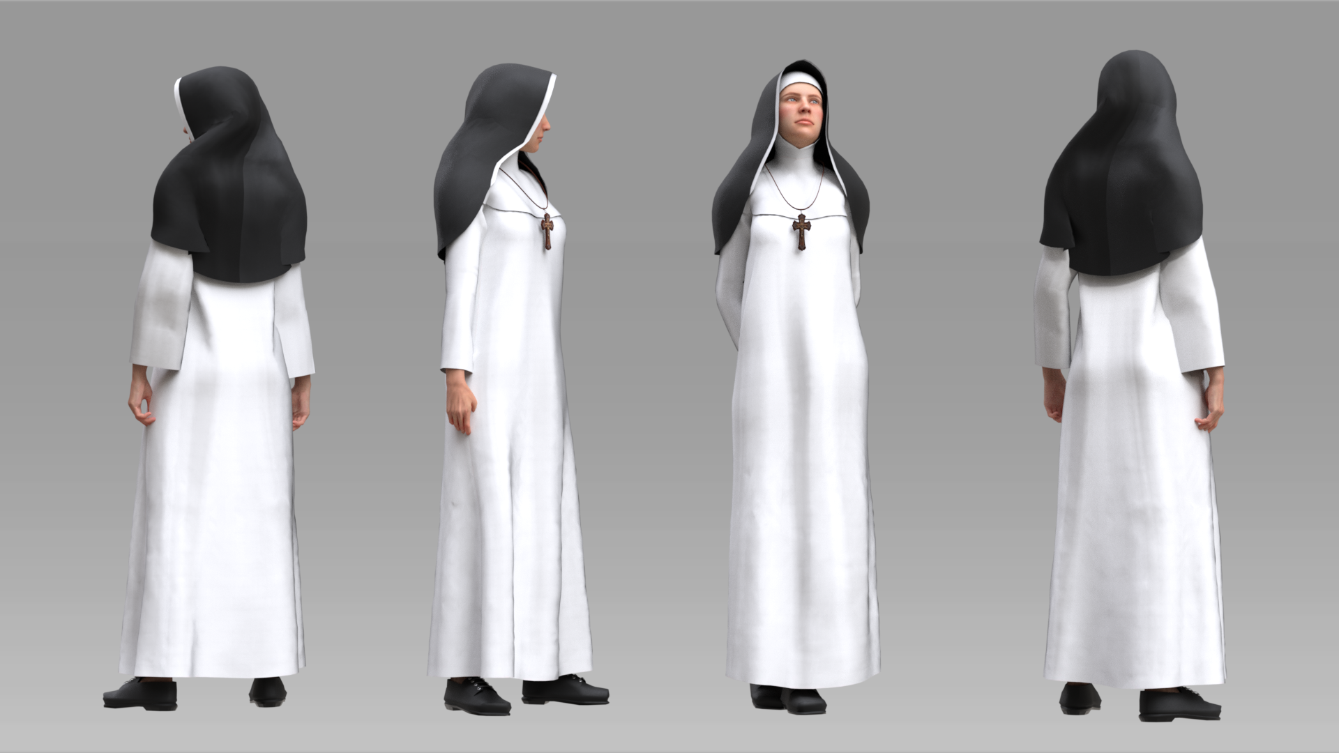 Nuns - Character Creator/Outfit - Reallusion Content Store