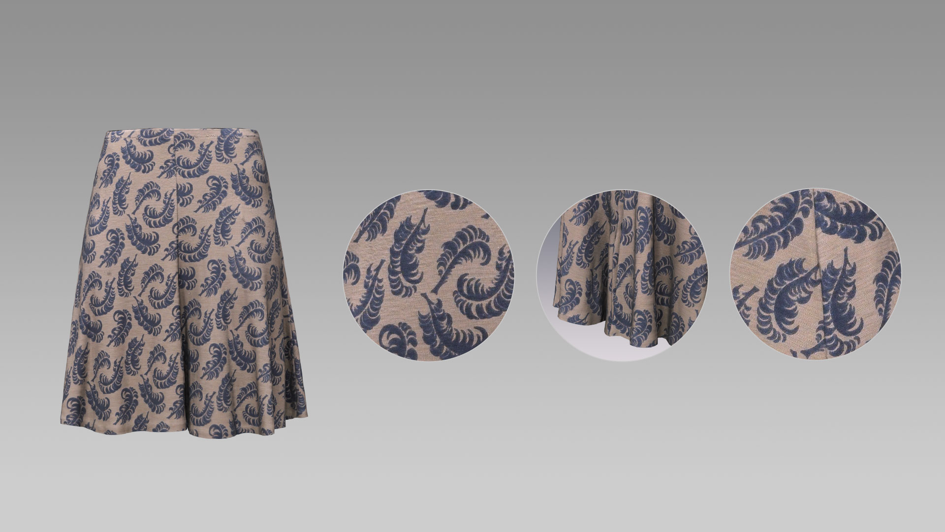 Feather Decorated Skirt Pattern Elegant - Character Creator/Outfit ...