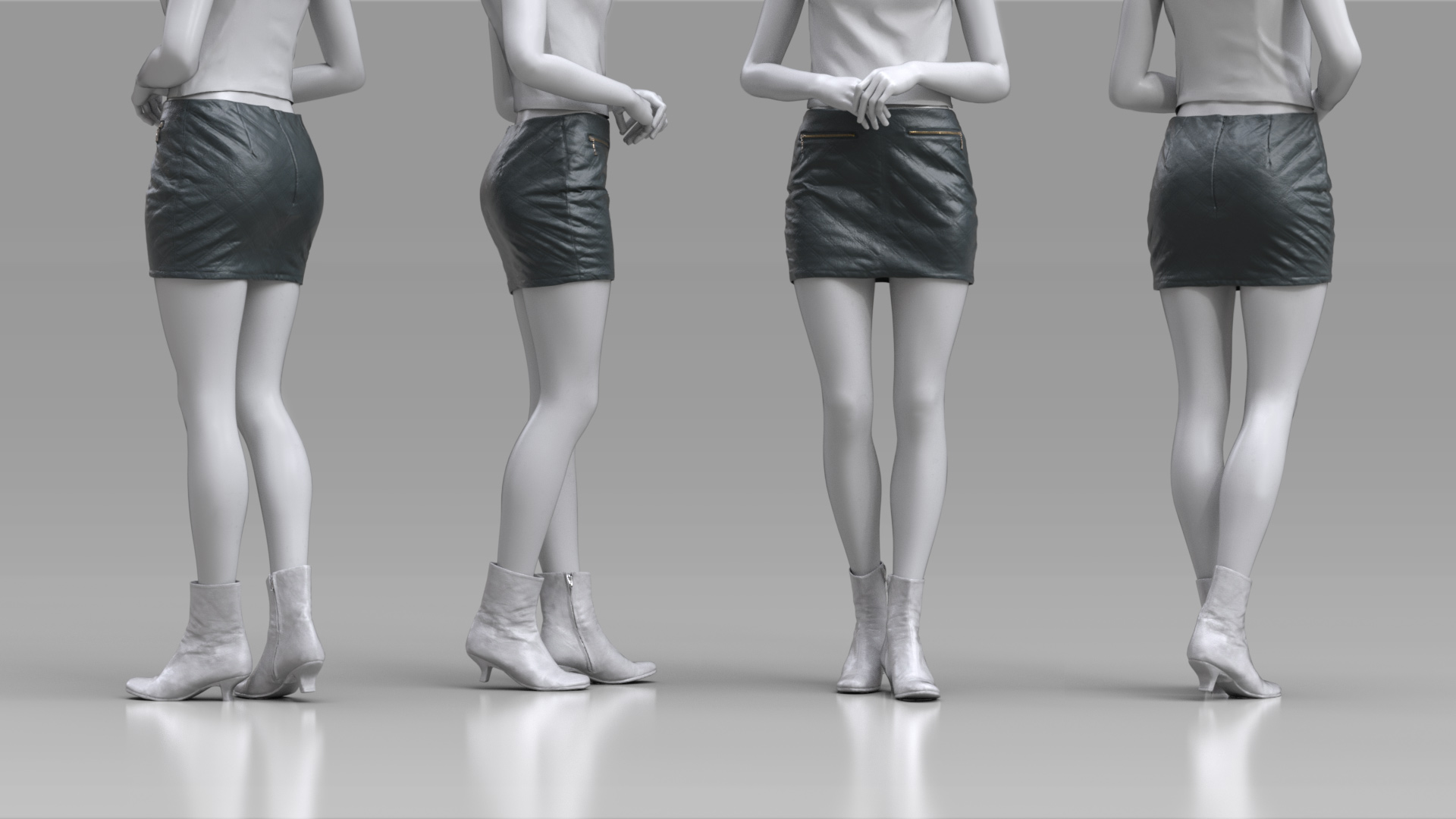 Padded Skirt - Character Creator/Outfit - Reallusion Content Store