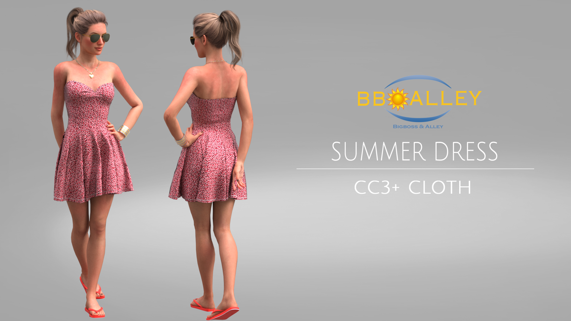 Summer Dresses - Character Creator/Outfit - Reallusion Content Store