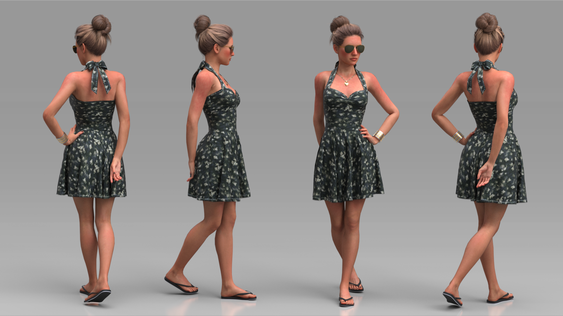 Summer Dresses - Character Creator/Outfit - Reallusion Content Store