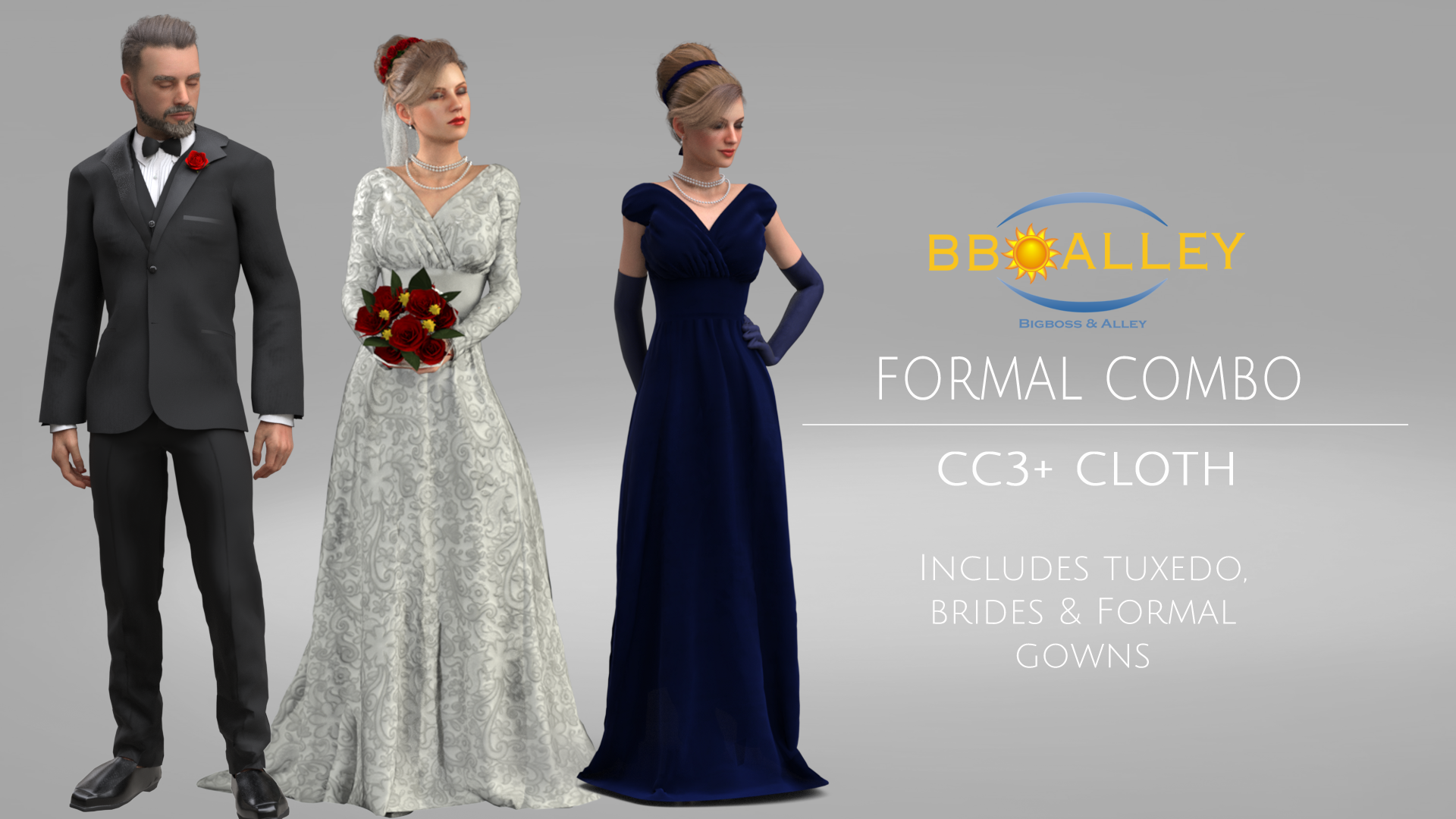 Formal COMBO - Character Creator/Outfit - Reallusion Content Store