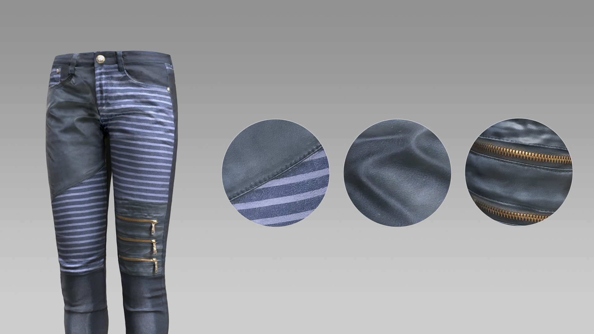 Zipper Pants - Character Creator/Outfit - Reallusion Content Store