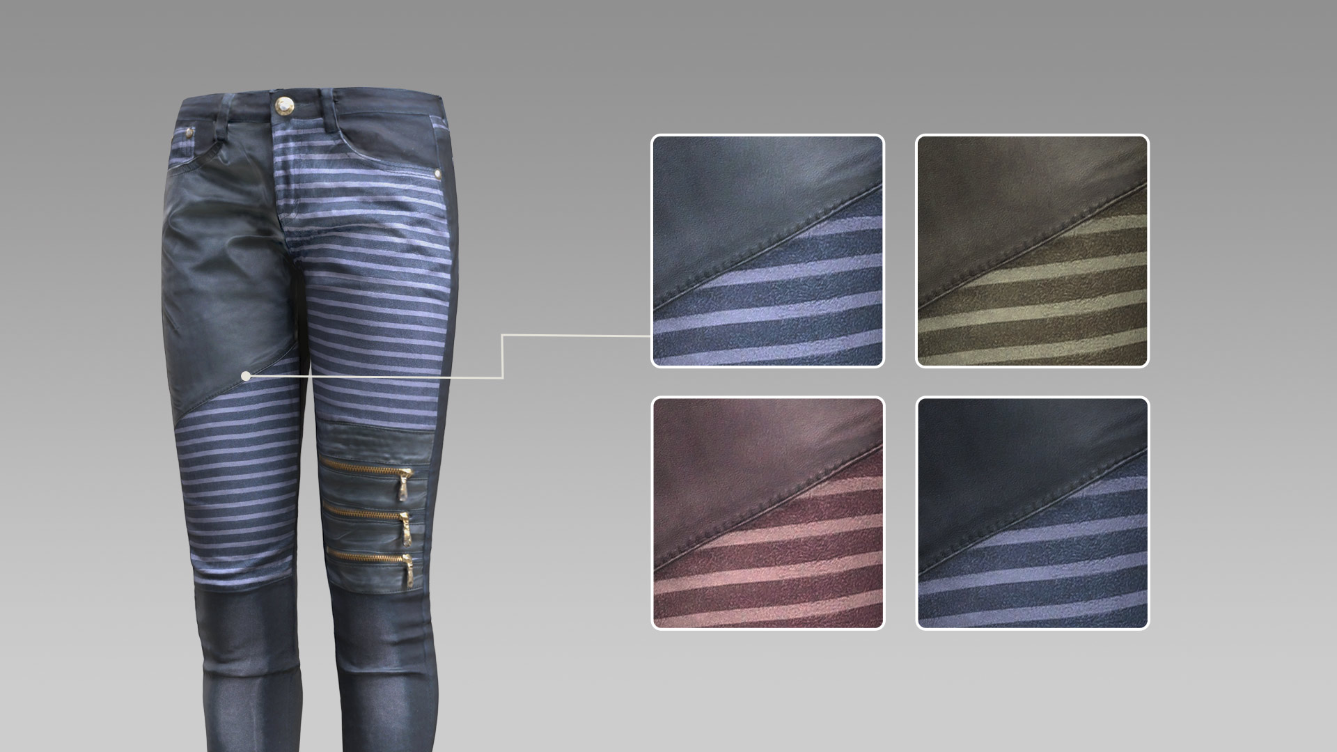 Zipper Pants - Character Creator/Outfit - Reallusion Content Store