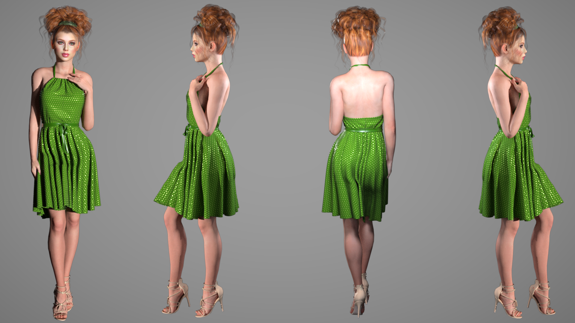 Summer Evening Dresses - Character Creator/Outfit - Reallusion Content ...