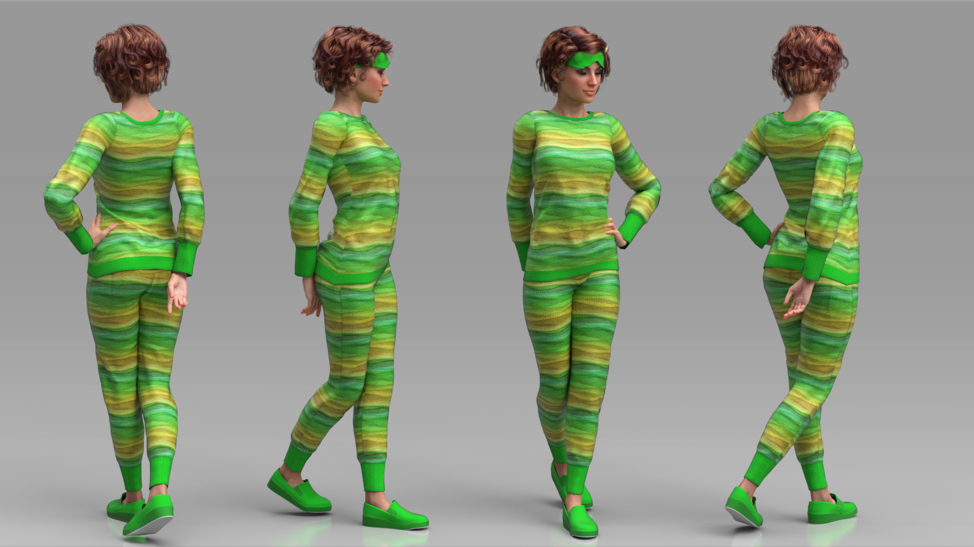 Everyday Pyjamas - Character Creator/Outfit - Reallusion Content Store