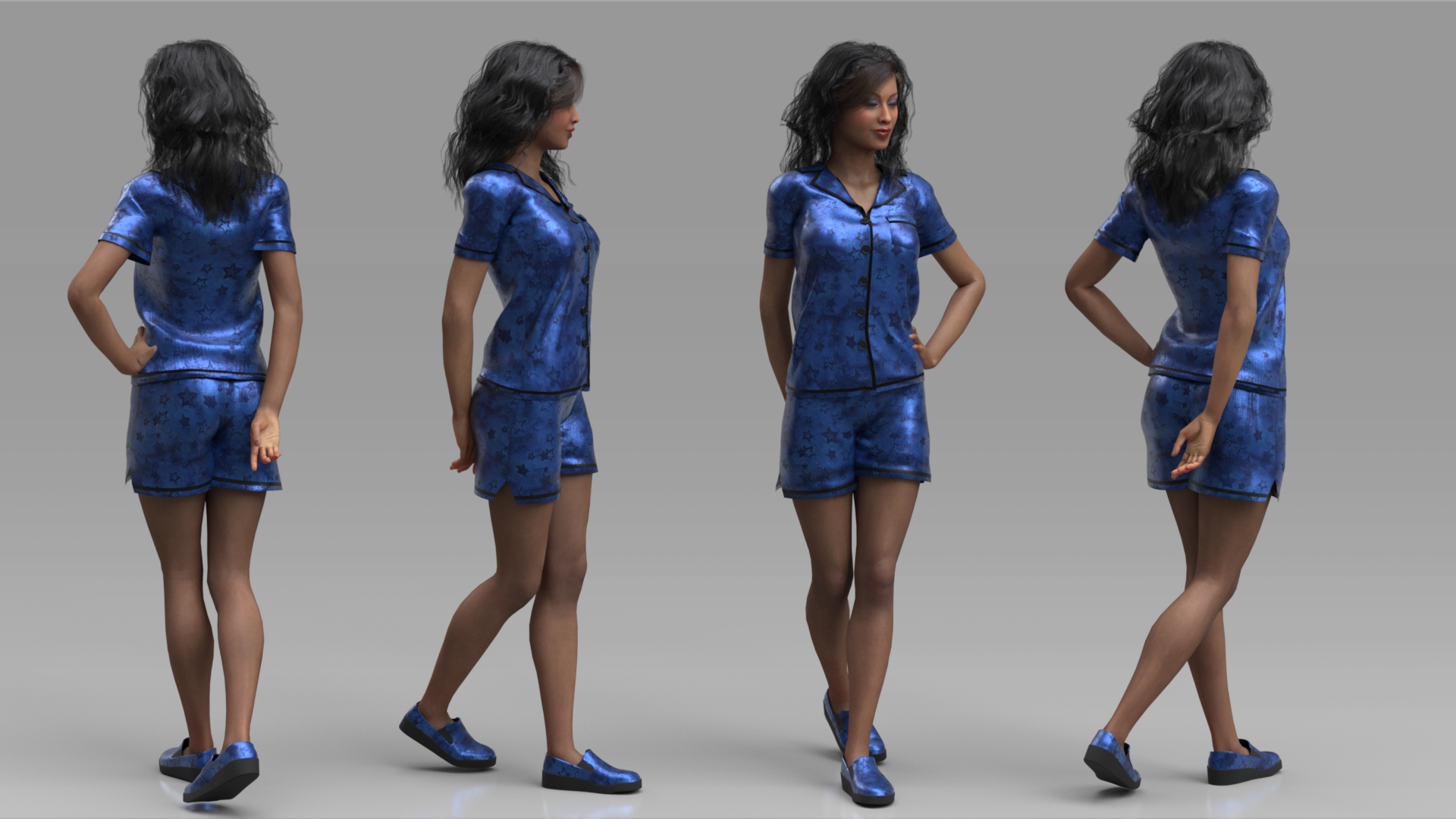 Everyday Pyjamas - Character Creator/Outfit - Reallusion Content Store