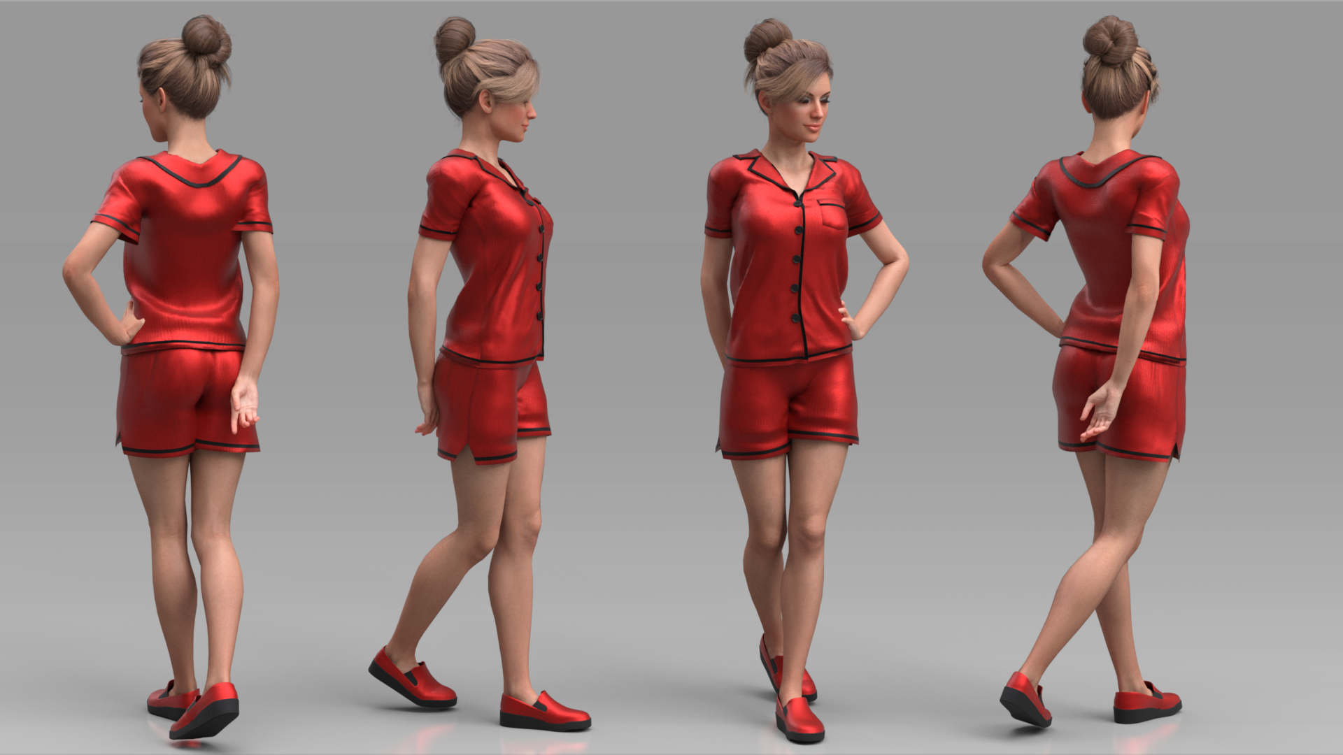 Everyday Pyjamas - Character Creator/Outfit - Reallusion Content Store