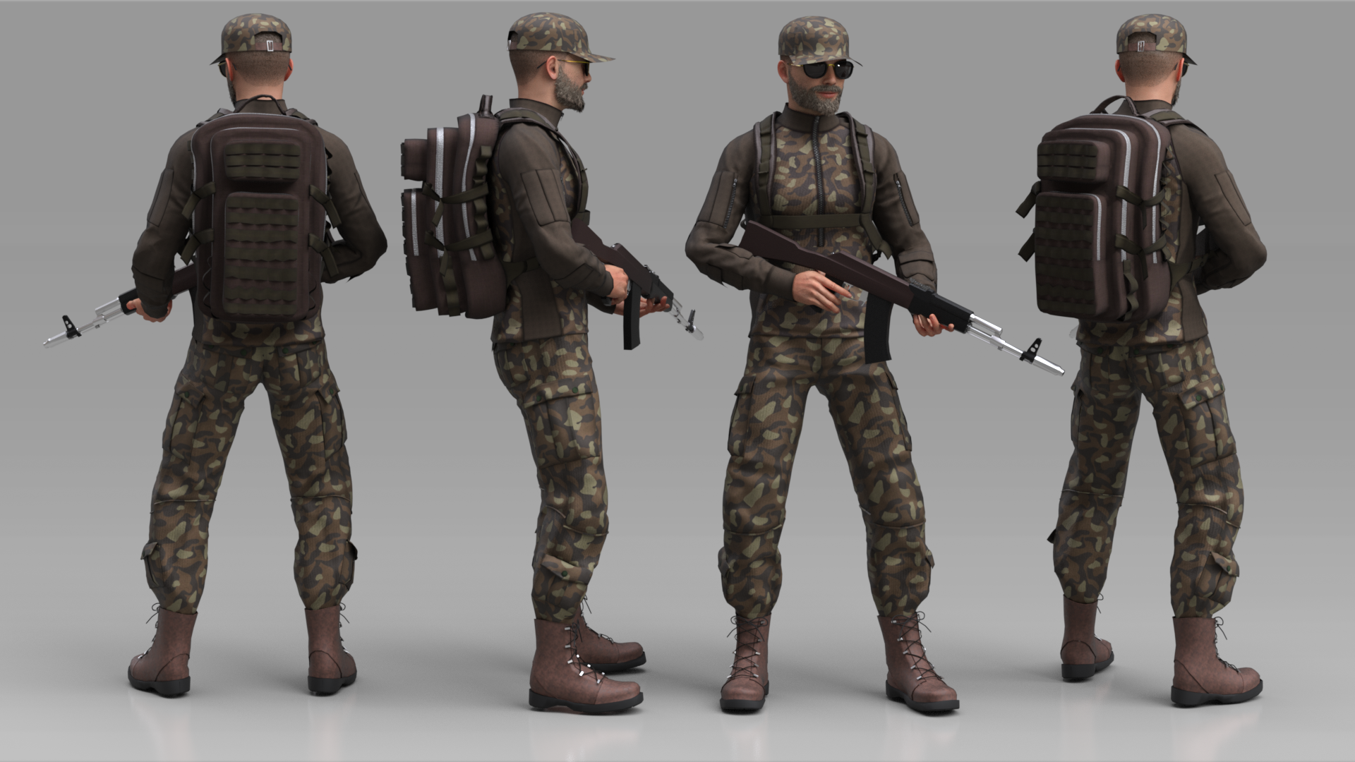 Military Trooper 1 - Character Creator/Outfit - Reallusion Content Store