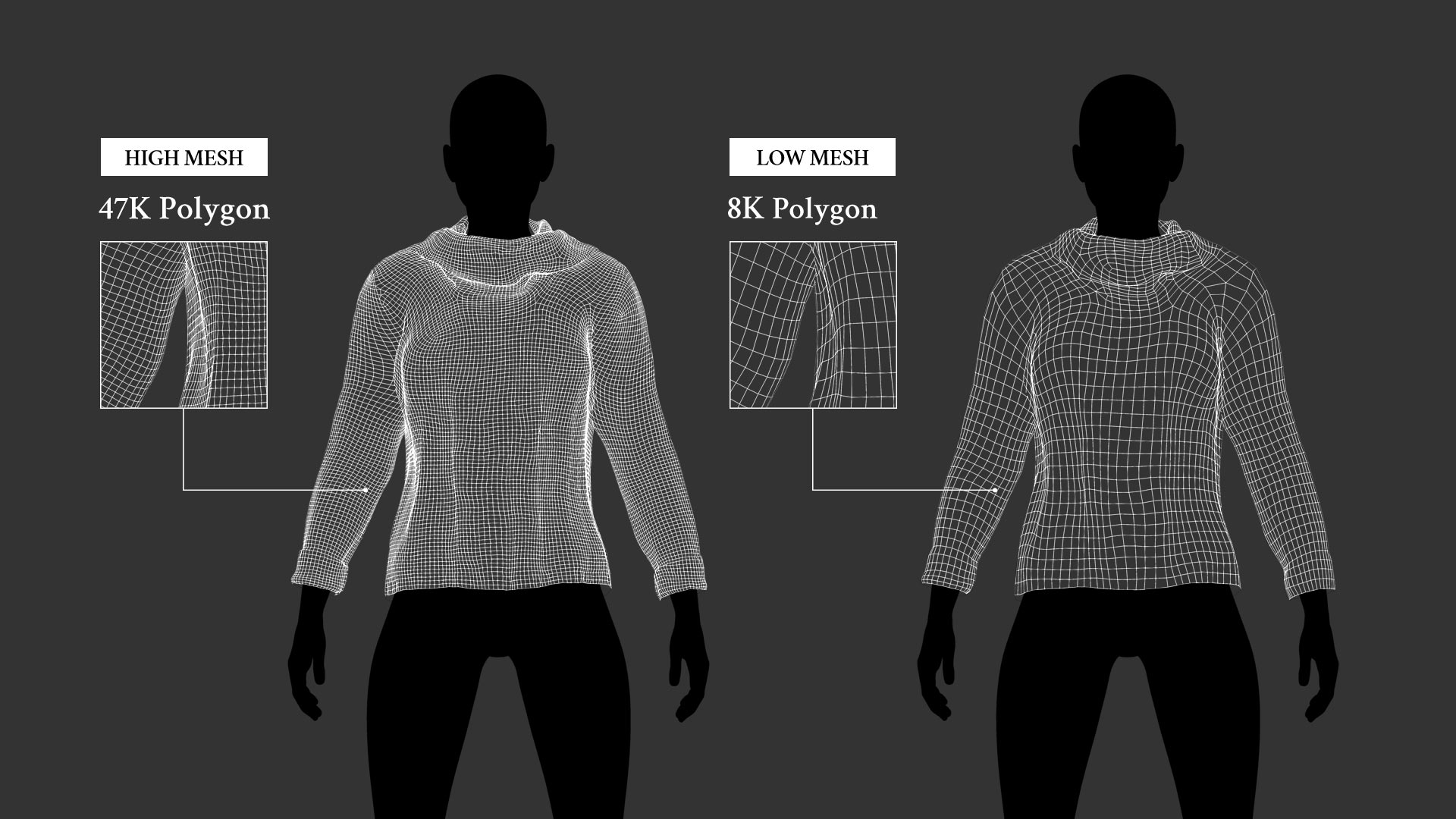 Pink Knit Wool Pull - Character Creator/Outfit - Reallusion Content Store