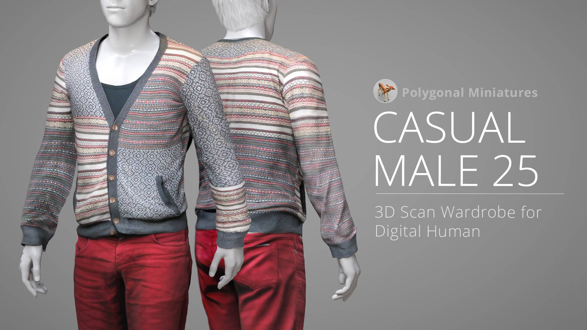 Casual Male 25 - Character Creator/Outfit - Reallusion Content Store