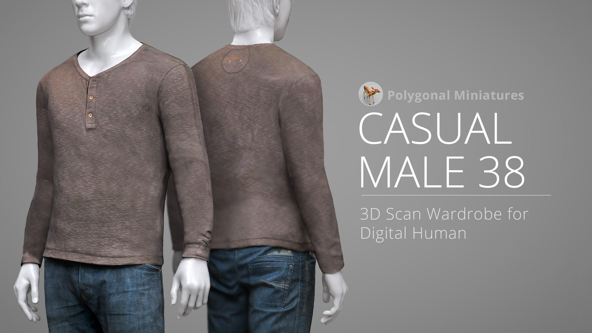 Casual Male 38 - Character Creator/Outfit - Reallusion Content Store