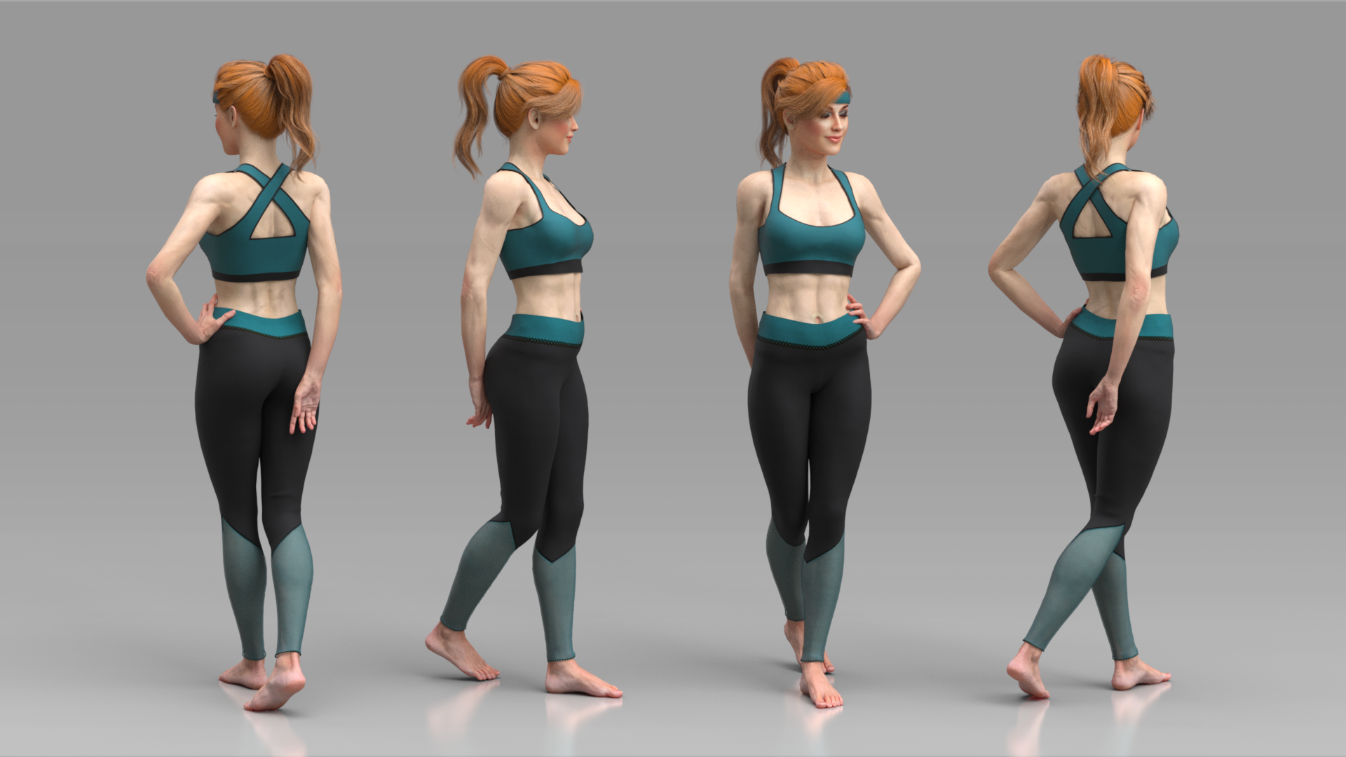 Yoga Workout - Character Creator/Outfit - Reallusion Content Store