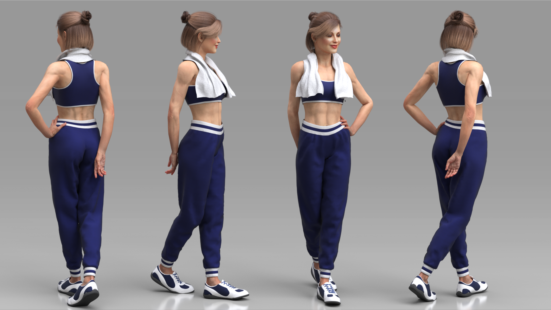 Gym & Yoga Workout Combo - Character Creator/Outfit - Reallusion ...
