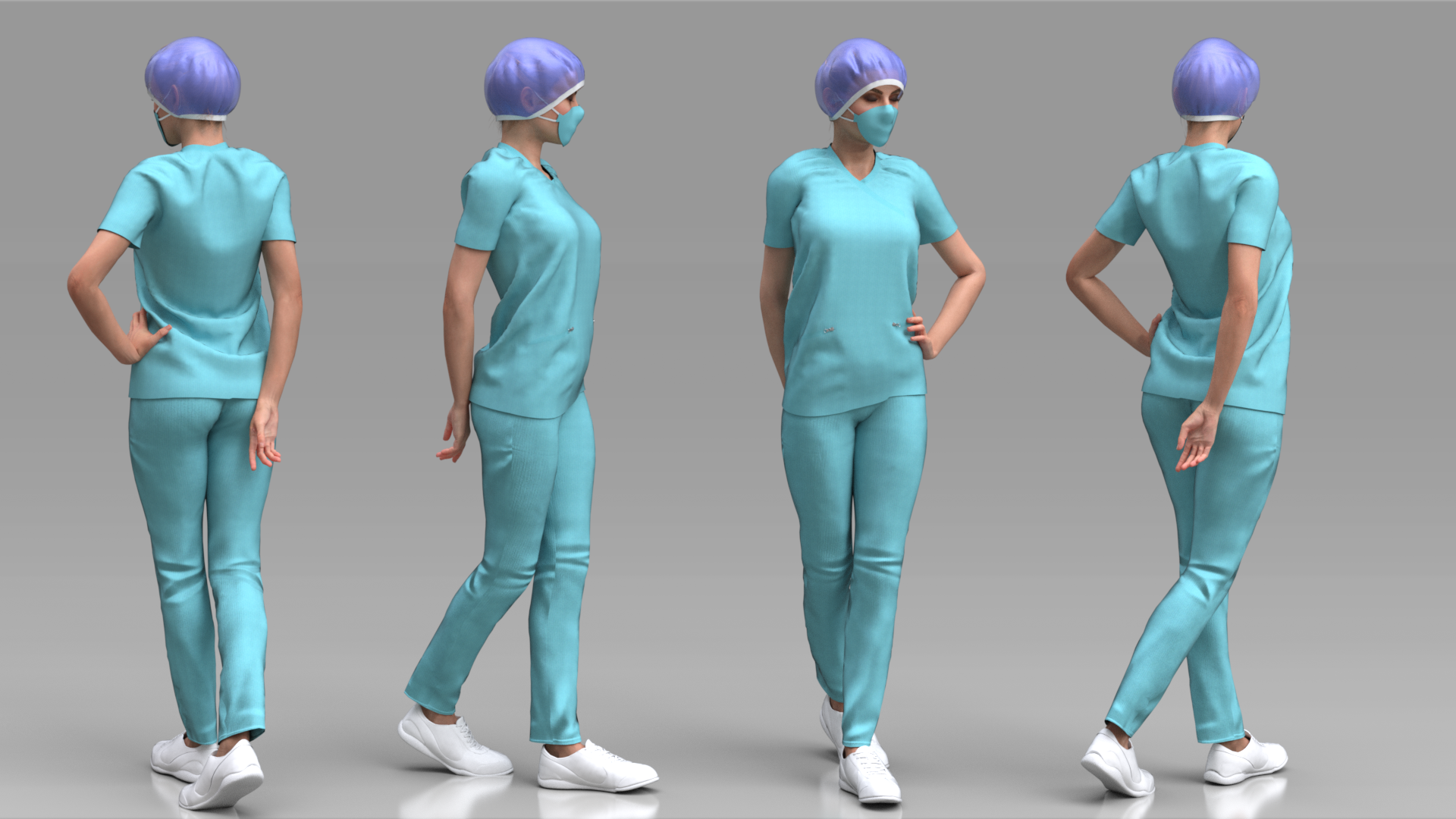 Female Surgeon - Character Creator/Outfit - Reallusion Content Store