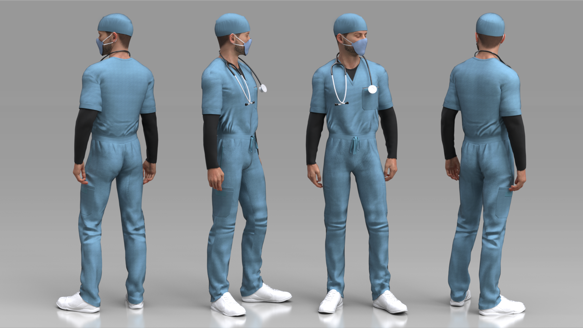 Male Surgeon - Character Creator/Outfit - Reallusion Content Store