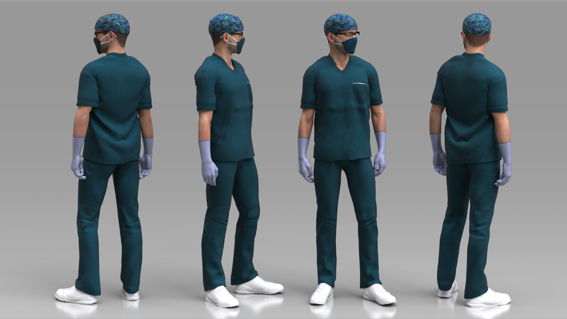 Male Surgeon - Character Creator/Outfit - Reallusion Content Store