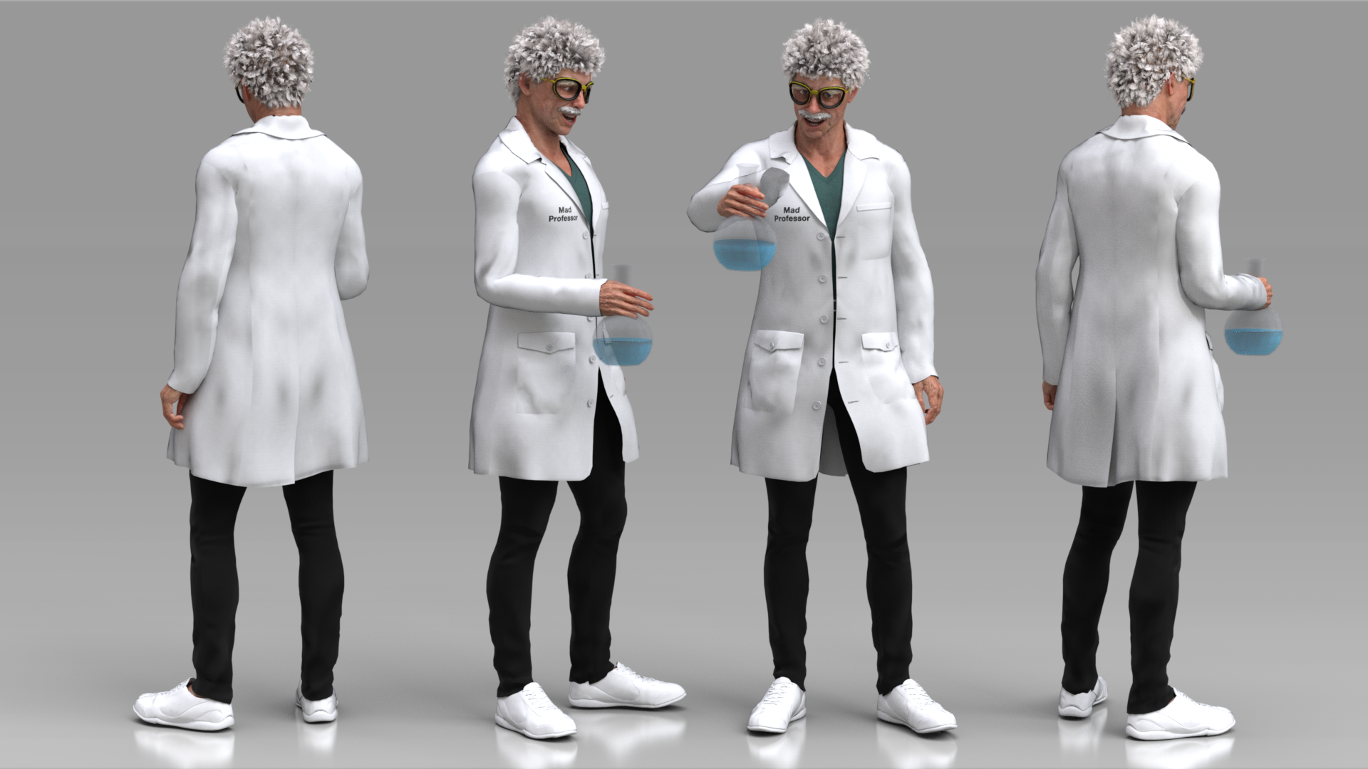 Male Labcoat - Character Creator/Outfit - Reallusion Content Store