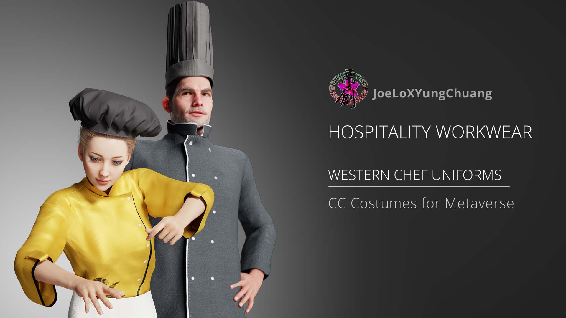 Hospitality Workwear - Chef Uniforms - Character Creator/Outfit ...