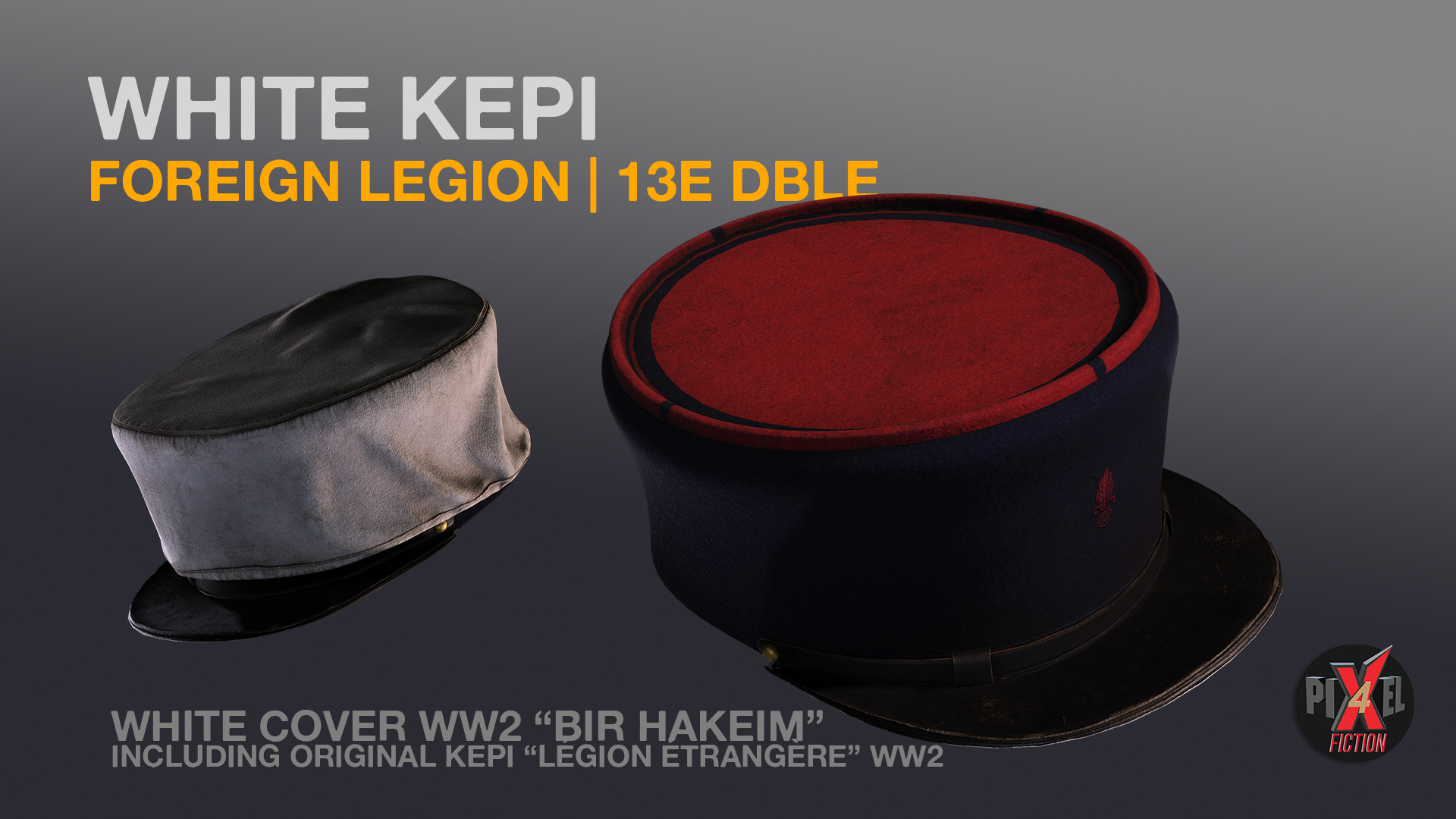 13e DBLE - Foreign Legion Desert Bundle - Character Creator/Outfit - Reallusion Content Store