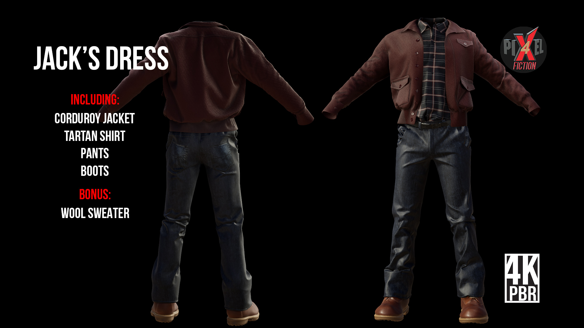 Jack's-suit - Character Creator/Outfit - Reallusion Content Store