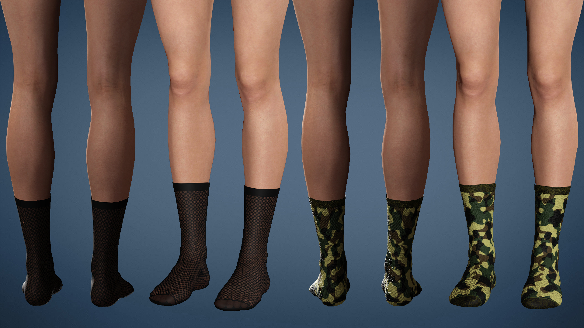 Pantyhose, Stockings and Socks. 10 types - Character Creator/Outfit ...