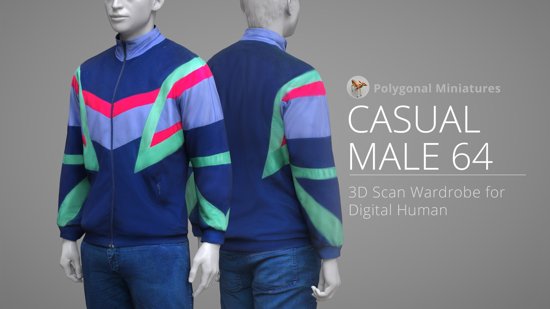 Casual Male 64 - Character Creator/Outfit - Reallusion Content Store
