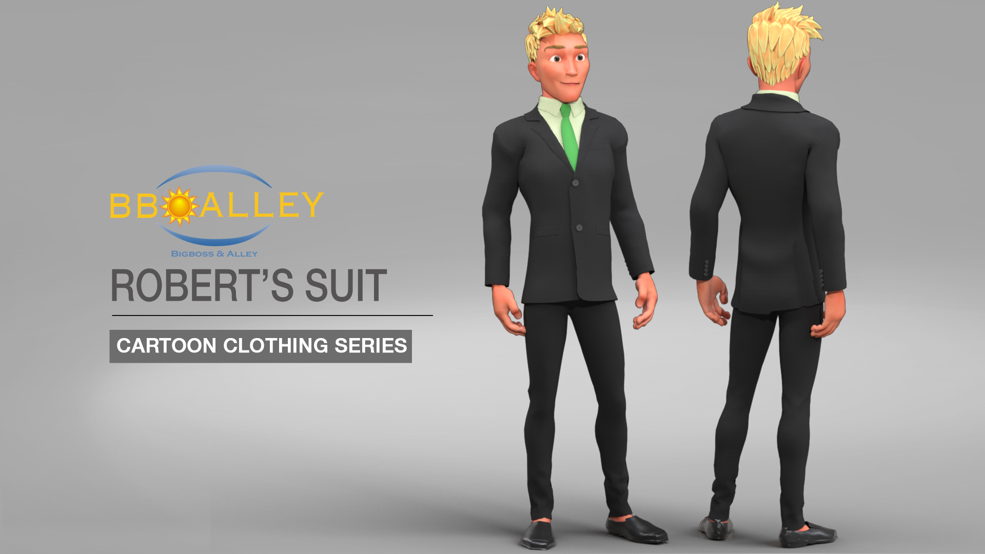 Robert's Business Suit - Character Creator/Outfit - Reallusion Content ...