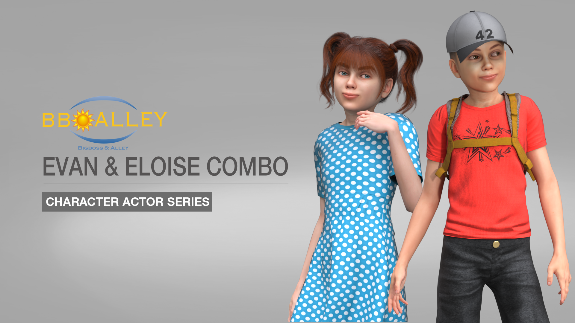 Evan & Eloise Combo - Character Creator/Outfit - Reallusion Content Store
