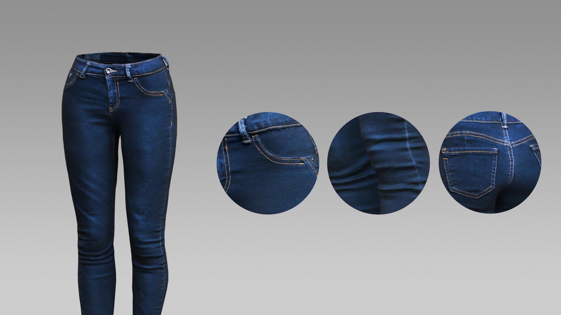 Dark Jeans Trousers - Character Creator/Outfit - Reallusion Content Store