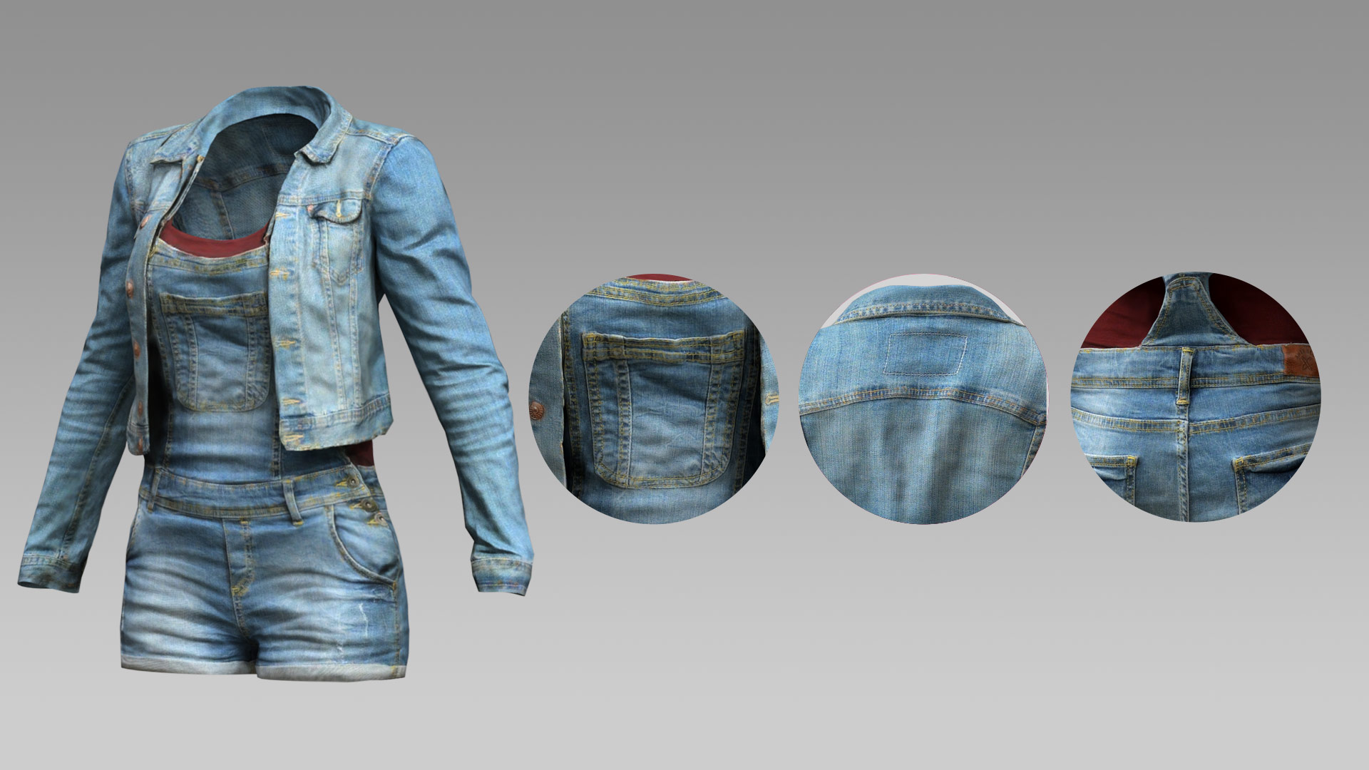 Jeans Ensemble - Character Creator/Outfit - Reallusion Content Store