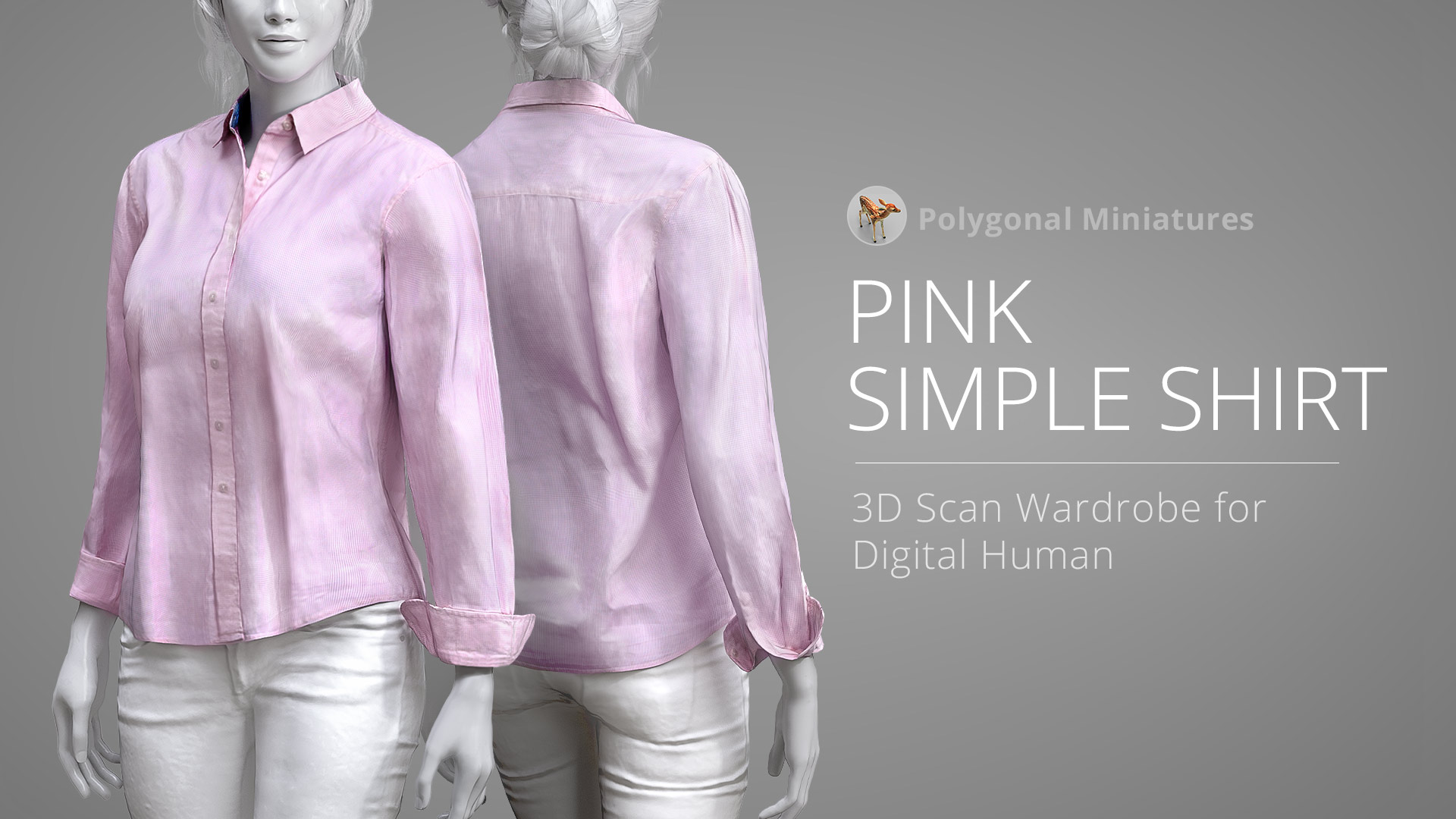 Pink Simple Shirt - Character Creator/Outfit - Reallusion Content Store