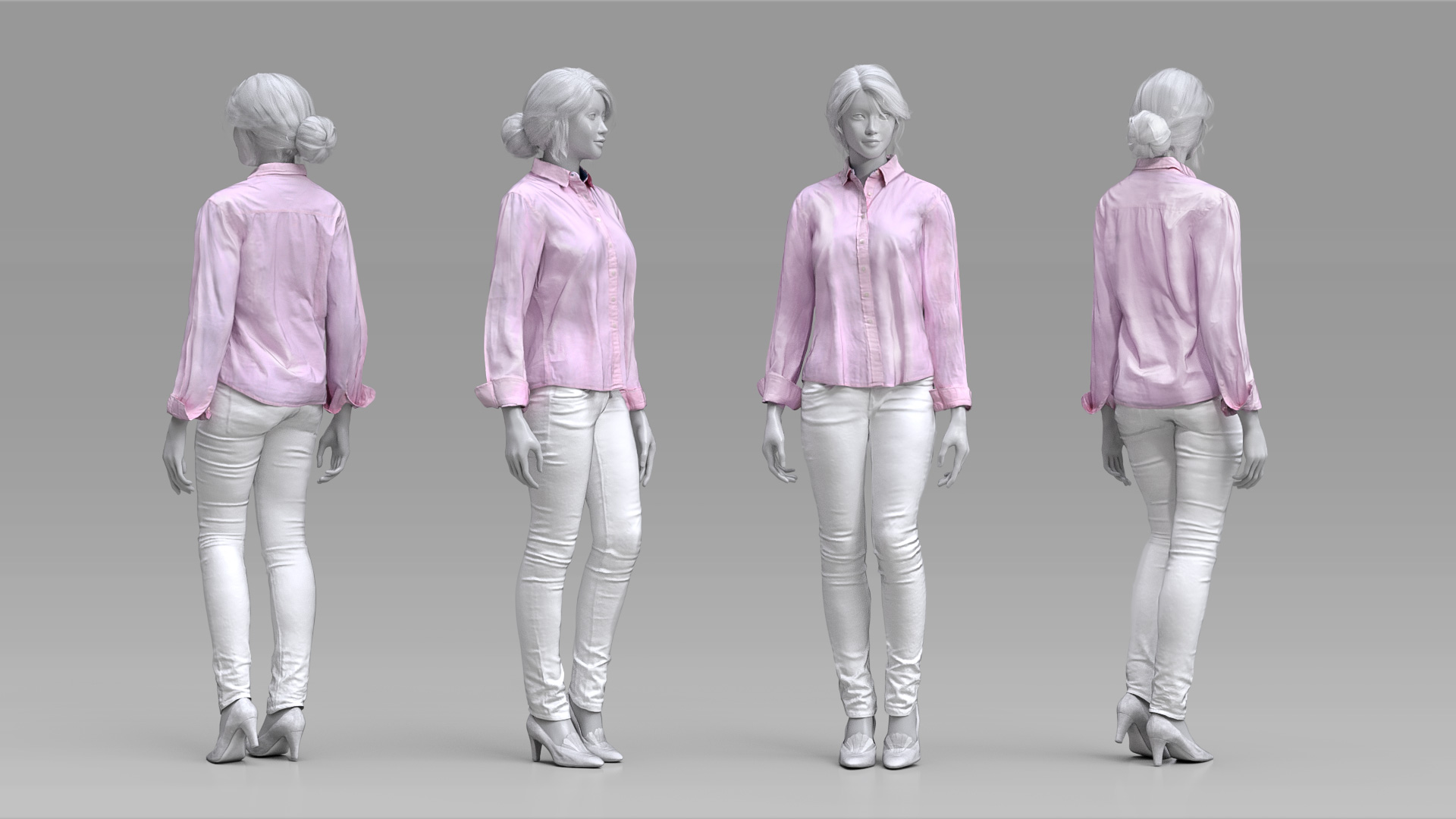 Pink Simple Shirt - Character Creator/Outfit - Reallusion Content Store