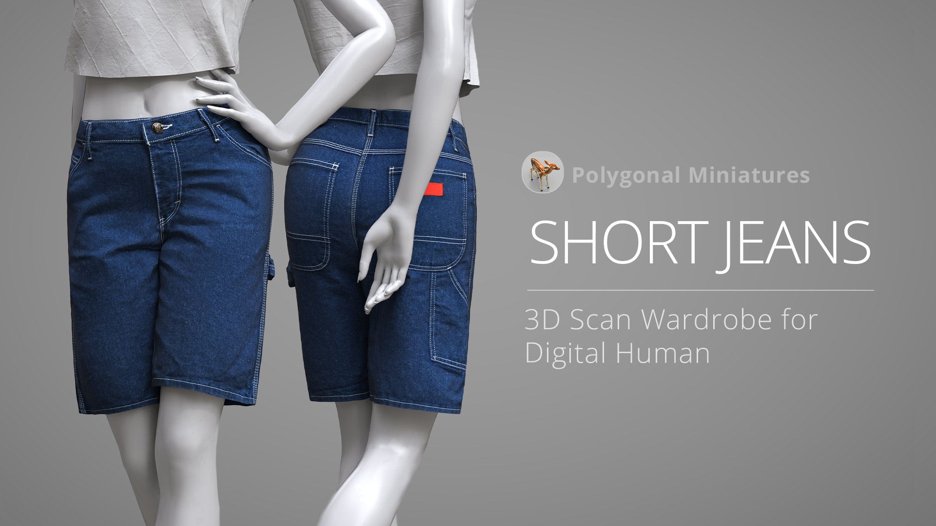 Short Jeans - Character Creator/Outfit - Reallusion Content Store