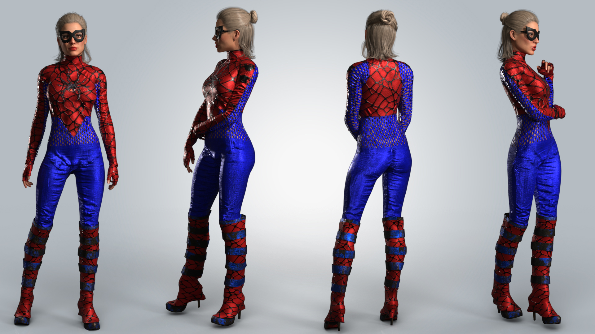 SpiderWomen_Costume - Character Creator/Outfit - Reallusion Content Store