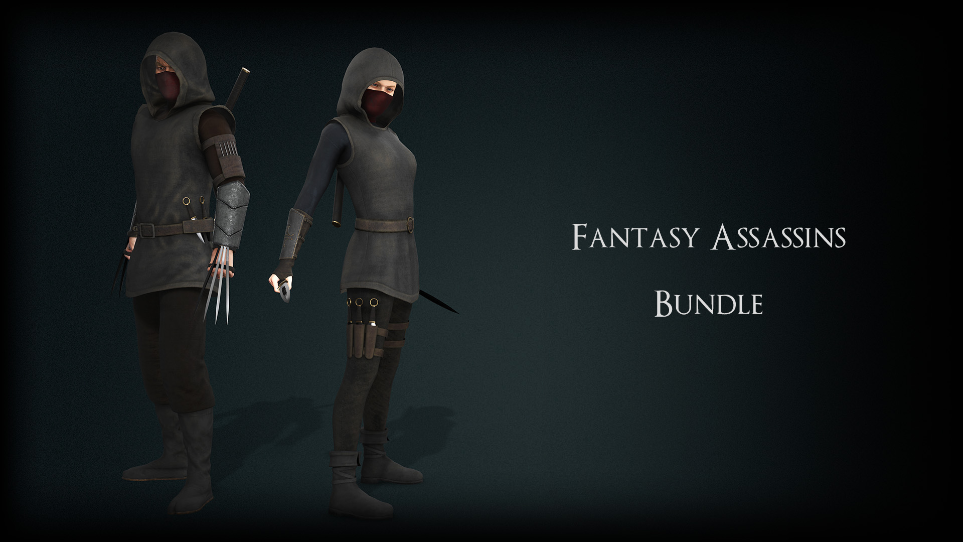 Fantasy Assassins - Bundle - Character Creator/Outfit - Reallusion ...