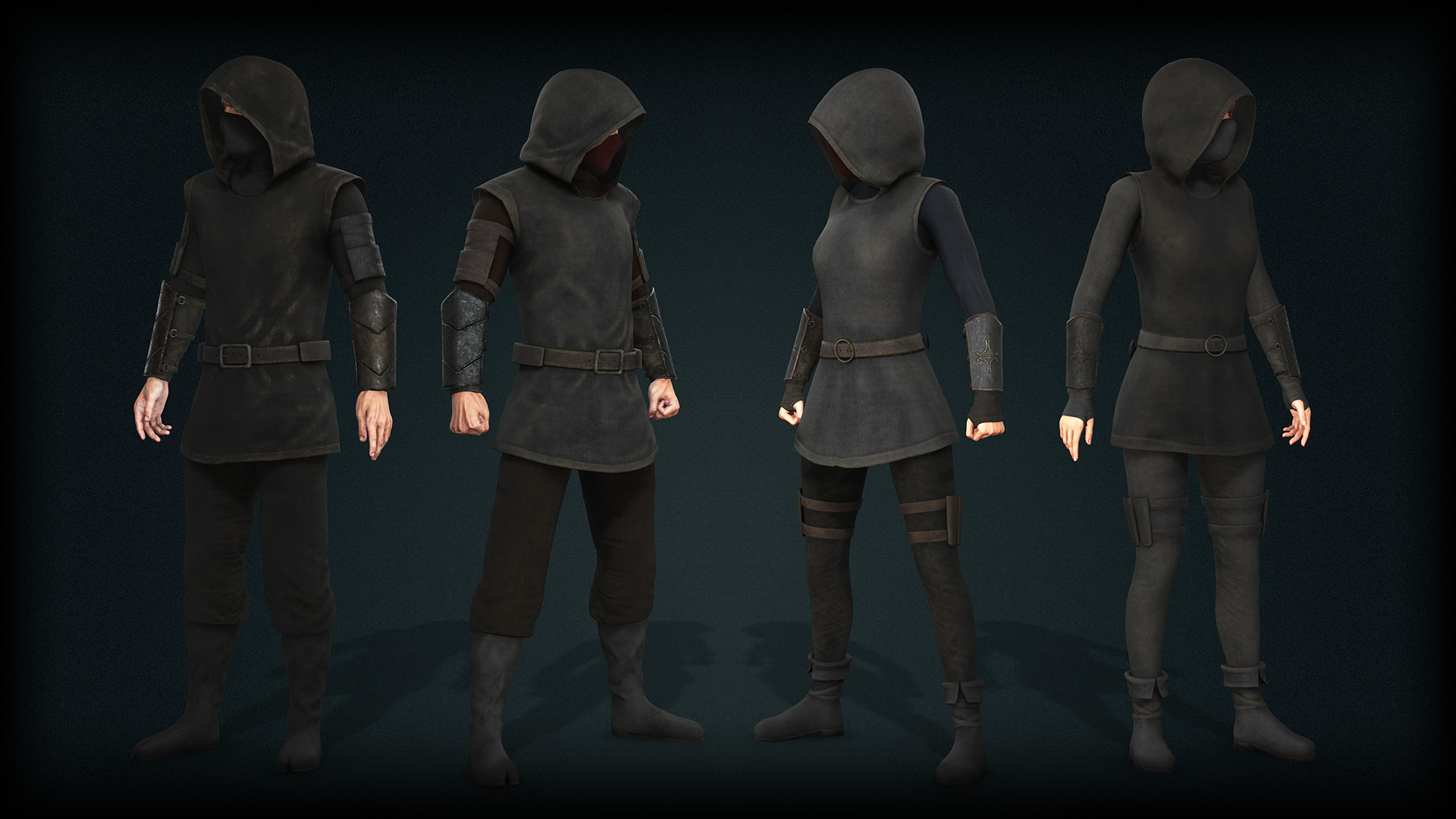 Fantasy Assassins - Bundle - Character Creator/Outfit - Reallusion Content Store