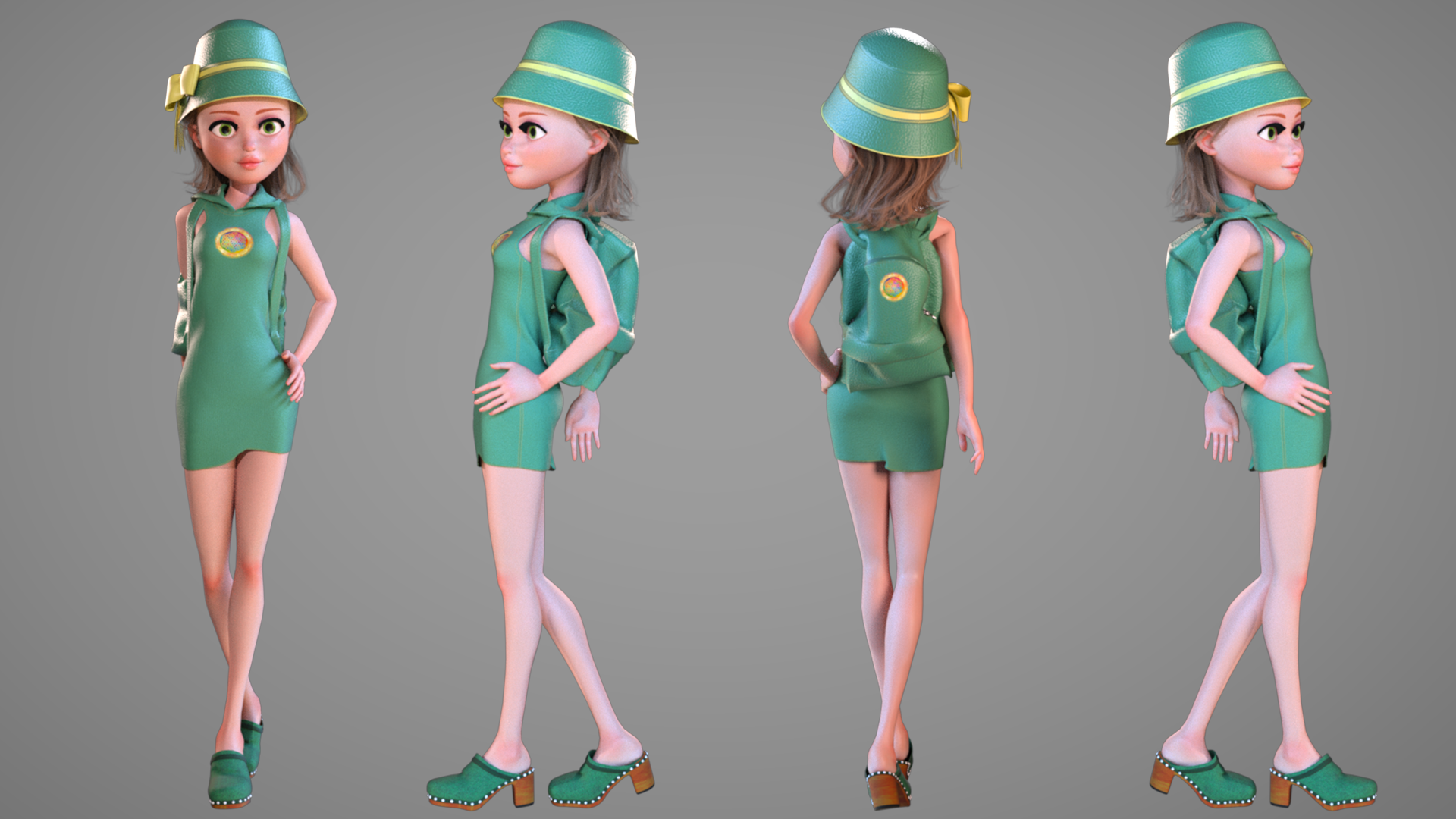 Tammy's Hoodie Dress Outfits - Character Creator/Outfit - Reallusion ...