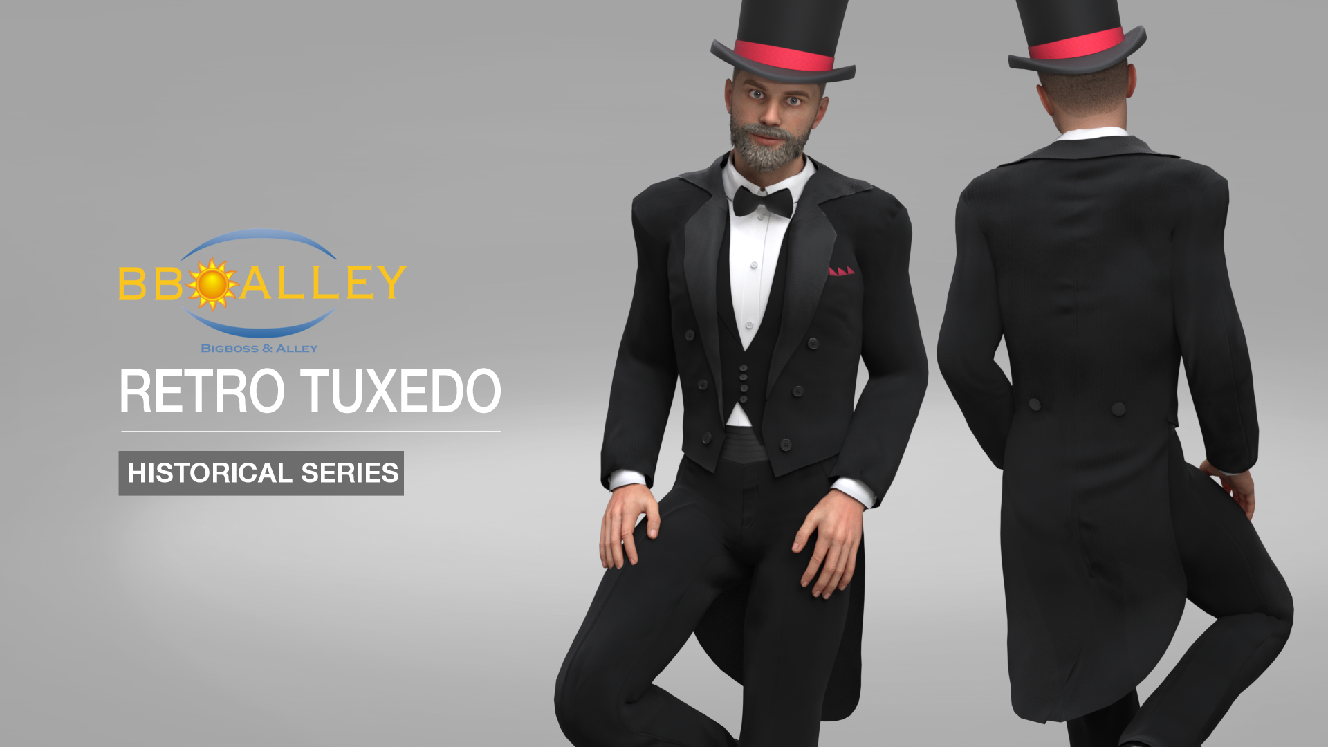 Retro Tuxedo - Character Creator/Outfit - Reallusion Content Store