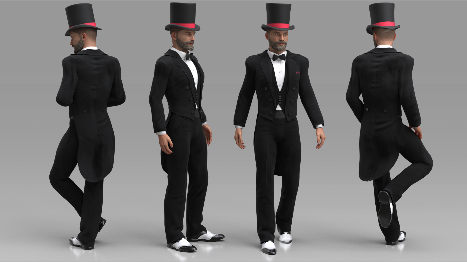 Retro Tuxedo - Character Creator/Outfit - Reallusion Content Store