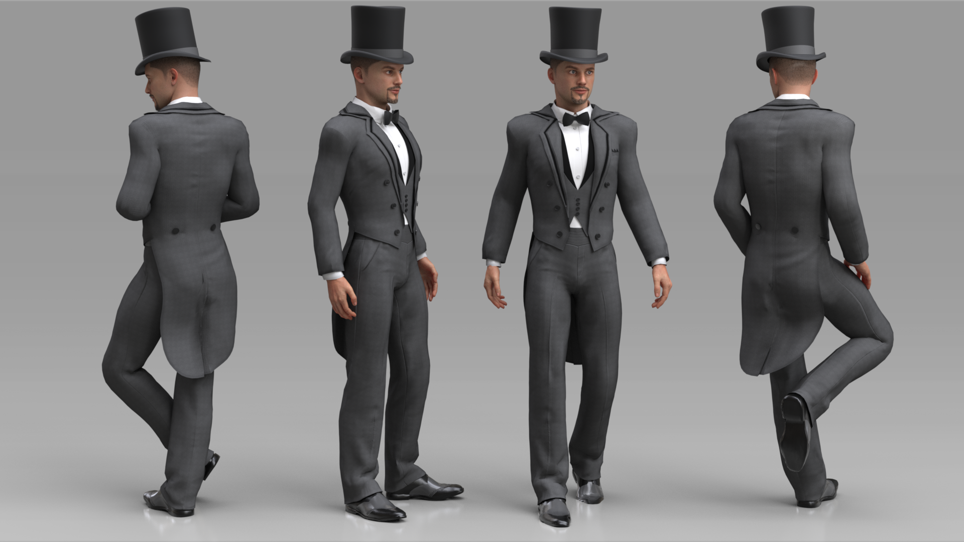 Retro Tuxedo - Character Creator/Outfit - Reallusion Content Store