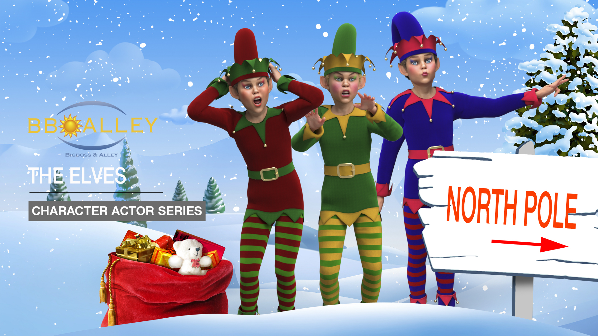 Santa's Elves - Character Creator/Outfit - Reallusion Content Store