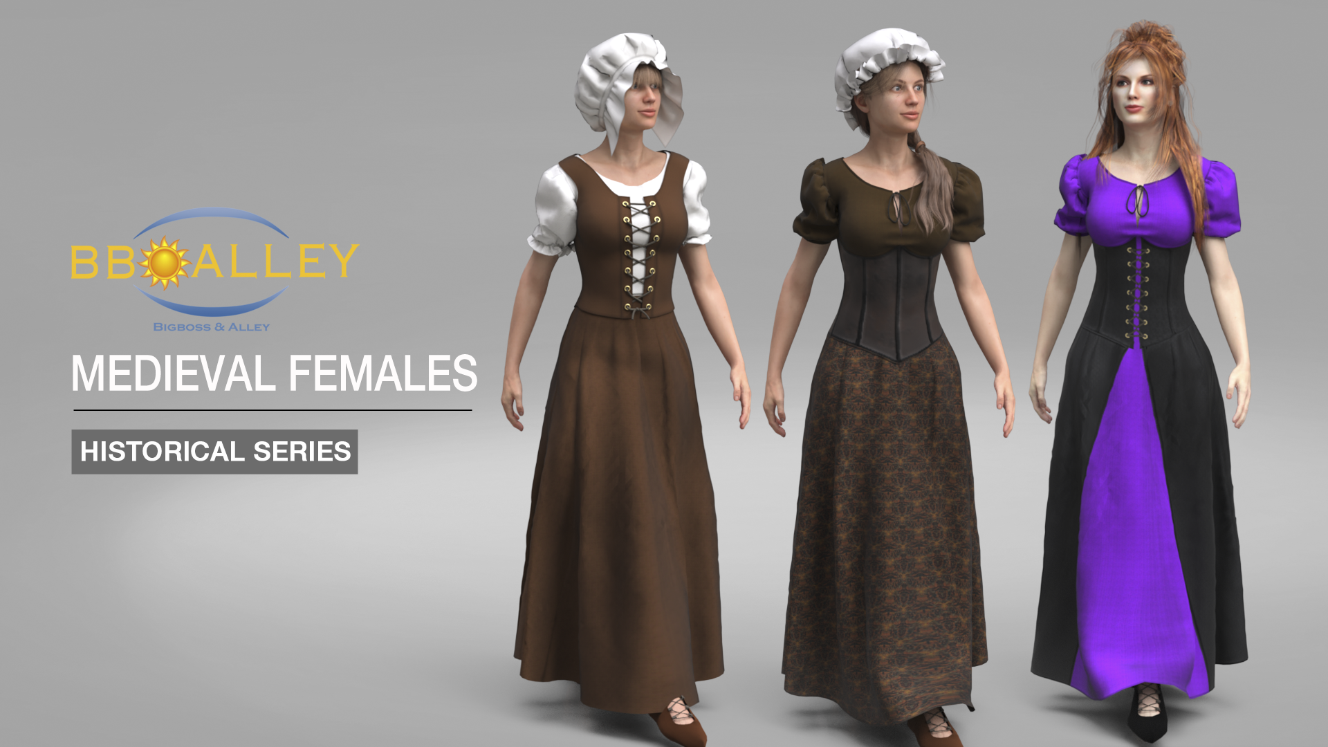 Medieval Females - Character Creator/Outfit - Reallusion Content Store