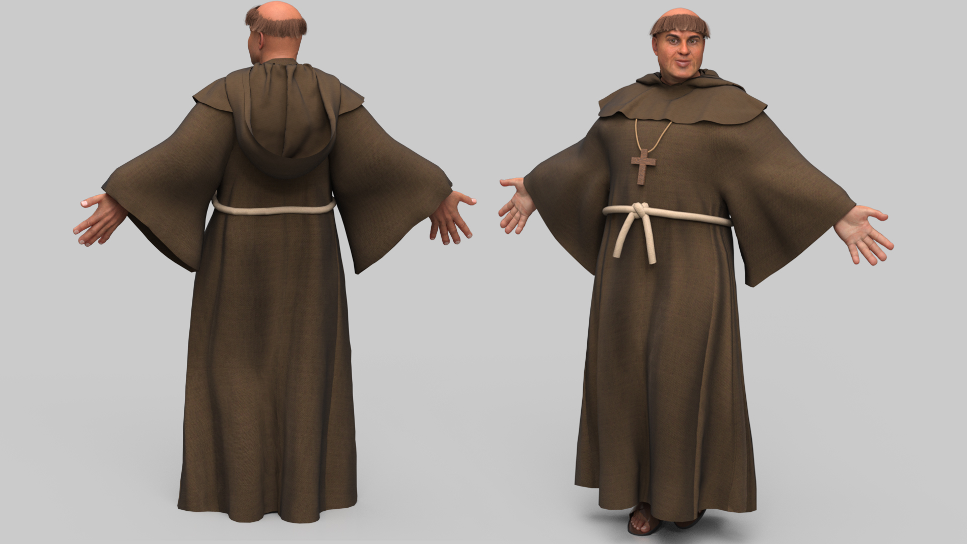 Franciscan Friar Cartoon