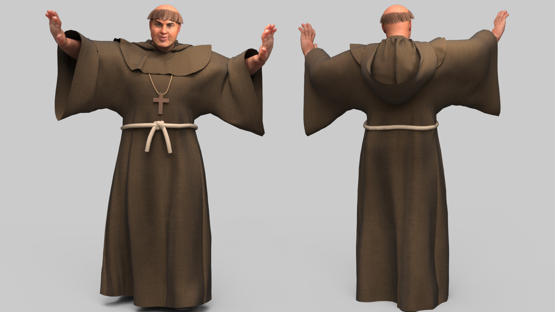 Franciscan Monk Hair