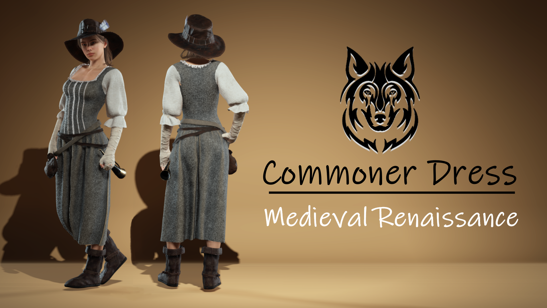 Female Commoner Outfit - Character Creator/Outfit - Reallusion Content ...