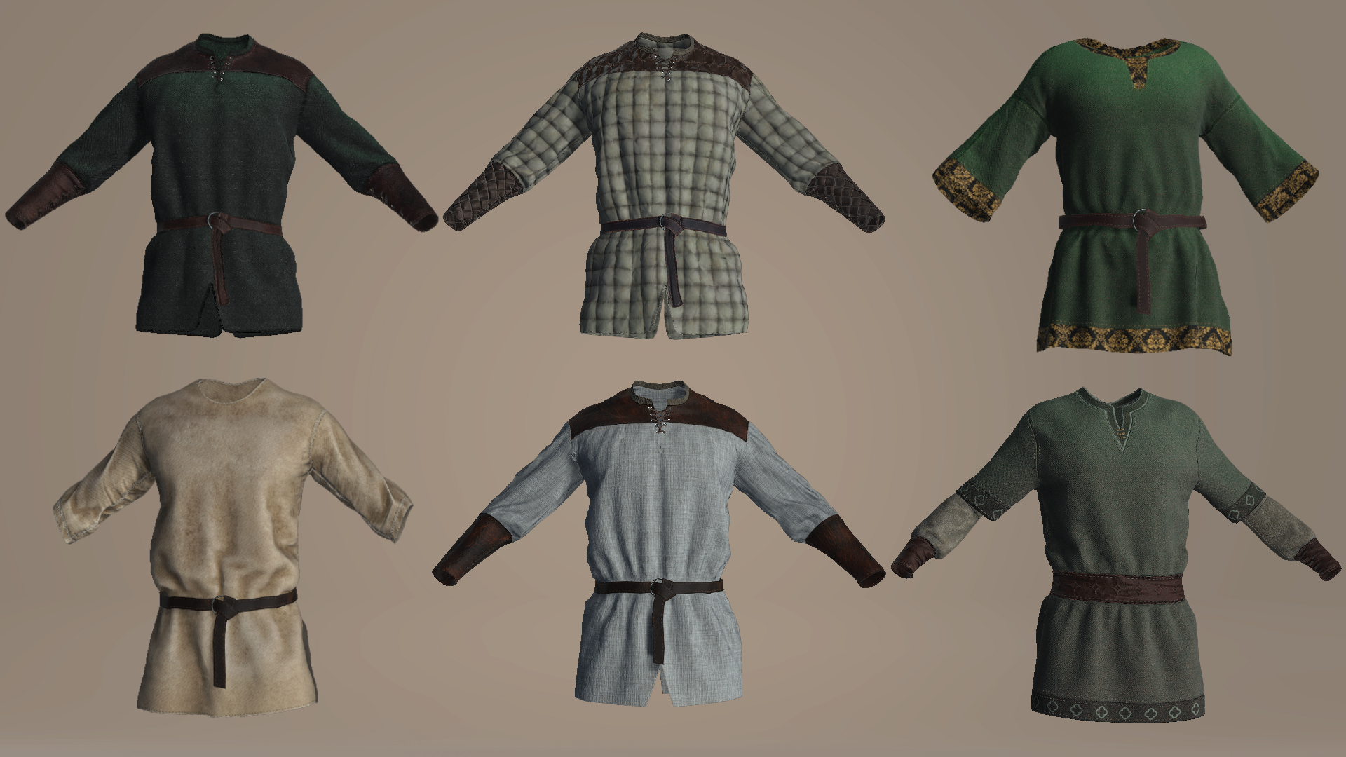 Tunic Pack - Character Creator/Outfit - Reallusion Content Store