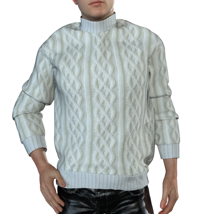 Men's Knit Sweaters - Character Creator/Outfit - Reallusion Content Store