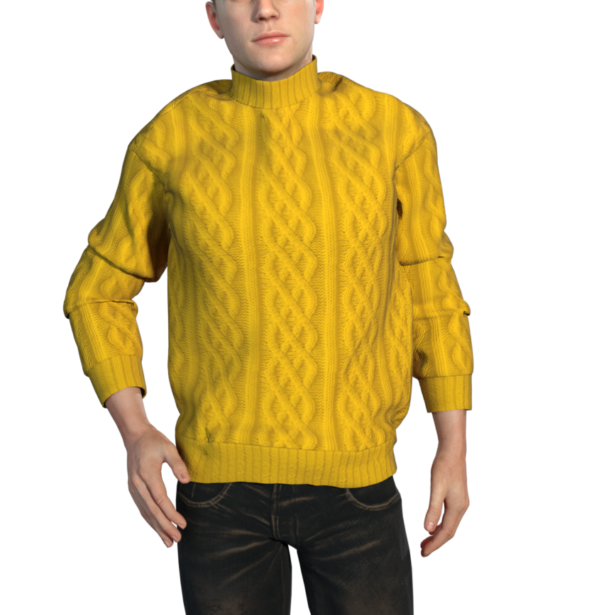 Men's Knit Sweaters - Character Creator/Outfit - Reallusion Content Store