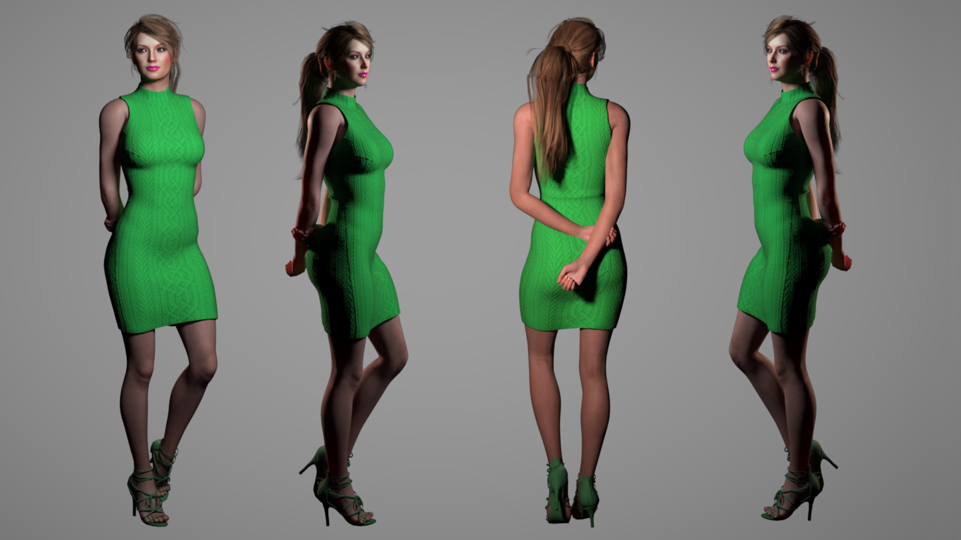 Knit Dresses - Character Creator/Outfit - Reallusion Content Store